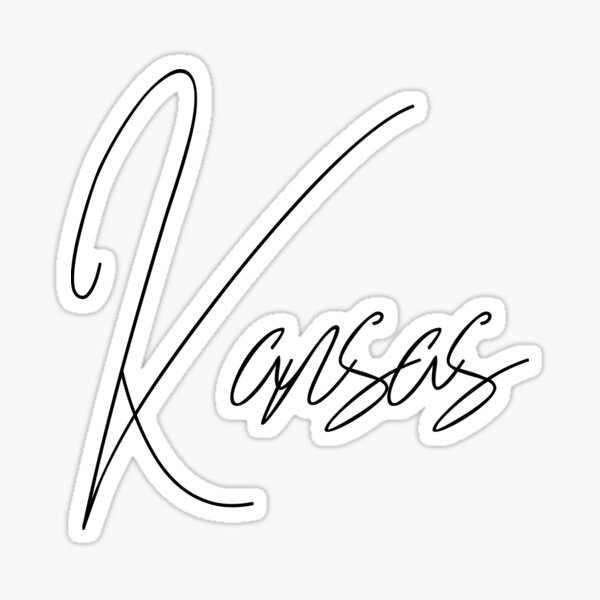 "Kansas" Sticker by haunterie | Redbubble