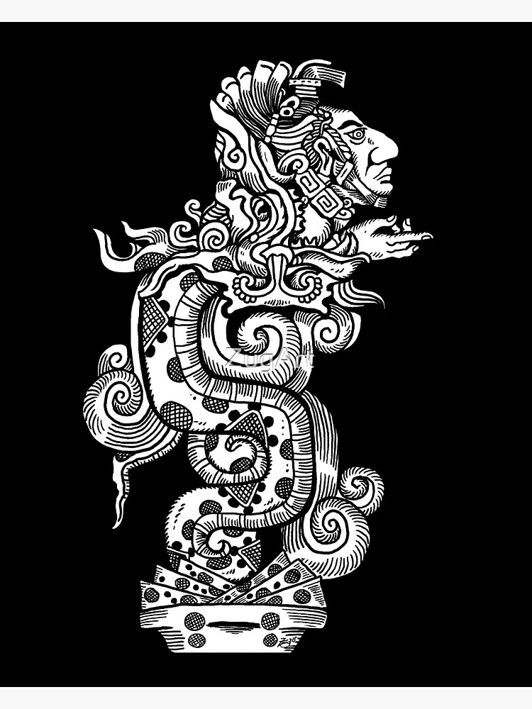 "Kukulkan" Framed Art Print for Sale by ZugArt | Redbubble