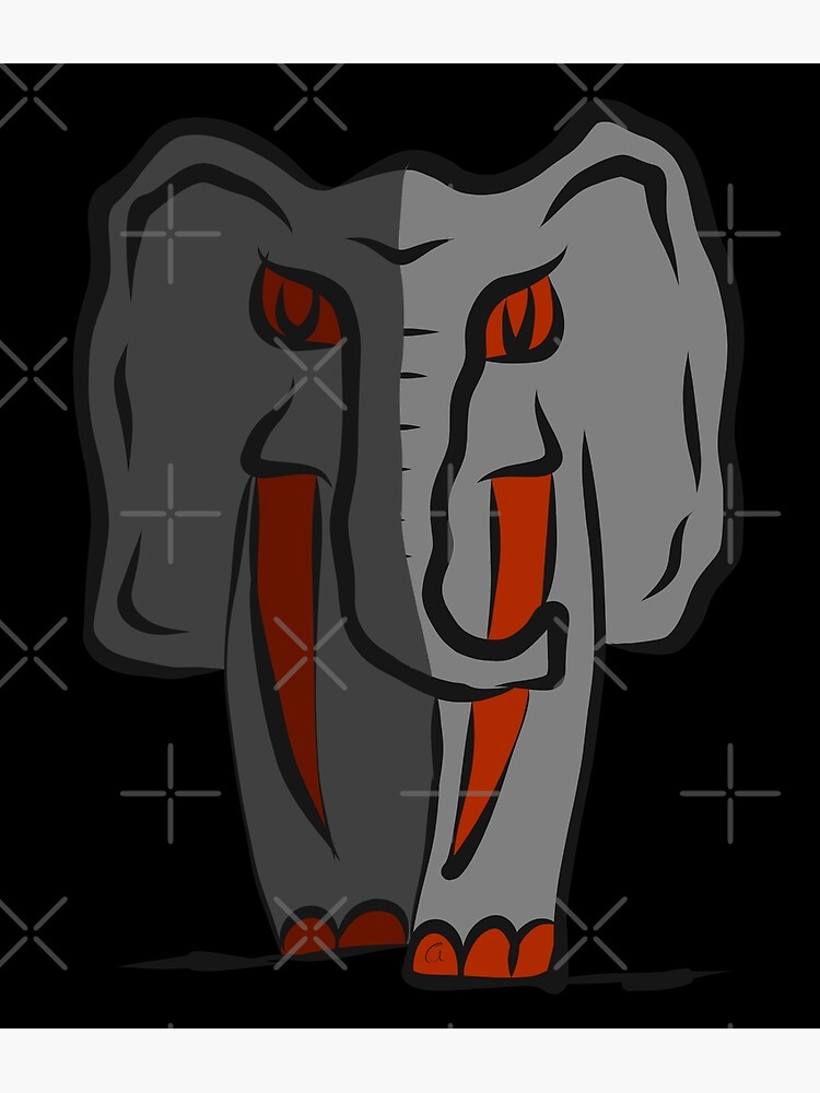"Elephant power 1b" Poster by ALEFANTICA | Redbubble