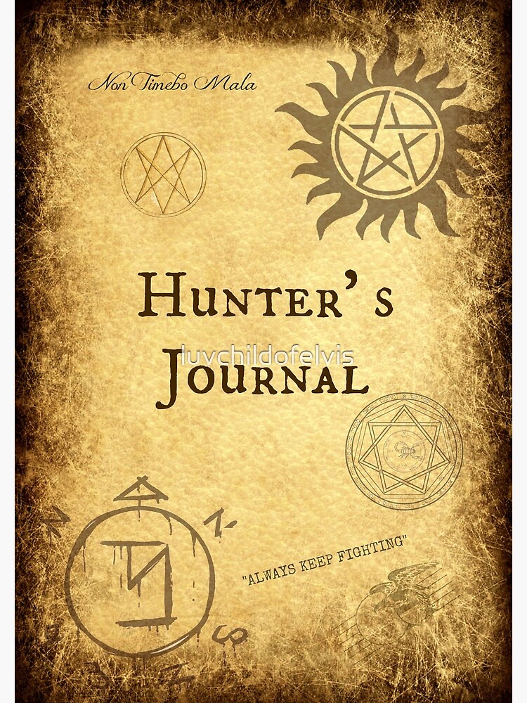 "New! Supernatural Hunter's Journals!" Journal for Sale by ...