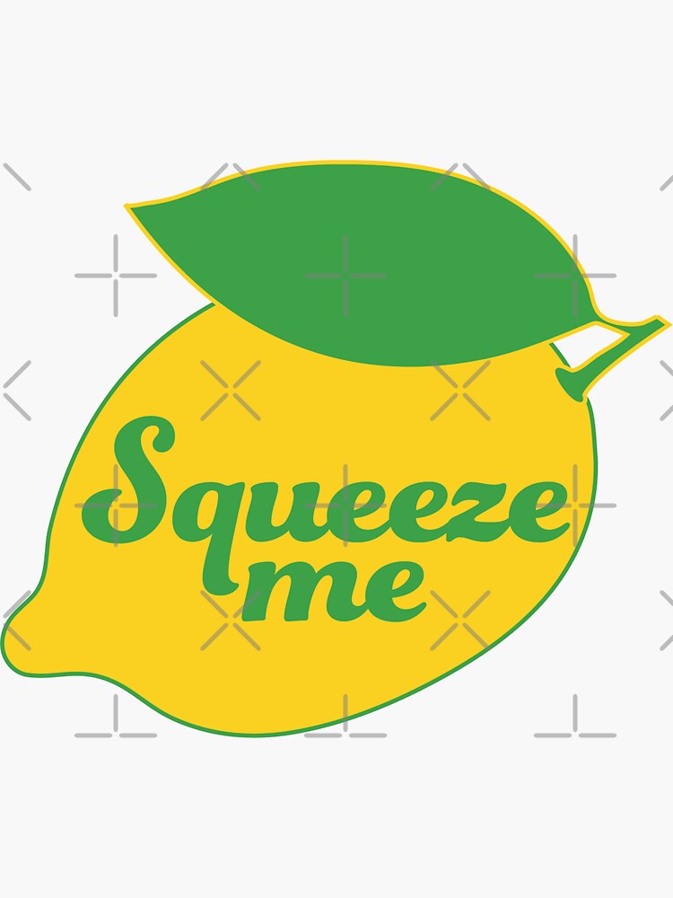 "Squeeze Me" Sticker by issylang | Redbubble