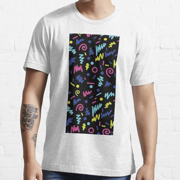 "80's Retro Pattern Design" T-shirt for Sale by grandshabby | Redbubble ...