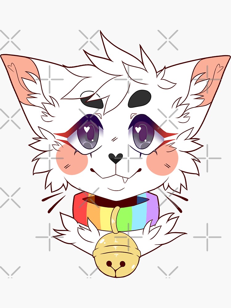 "Pride Pack | Gay Pride Kitty" Sticker for Sale by dakodils | Redbubble