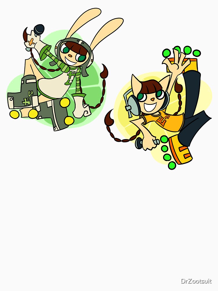 "JET SET RADIO X POP'N MUSIC Nyami and Mimi together" Essential T-Shirt ...