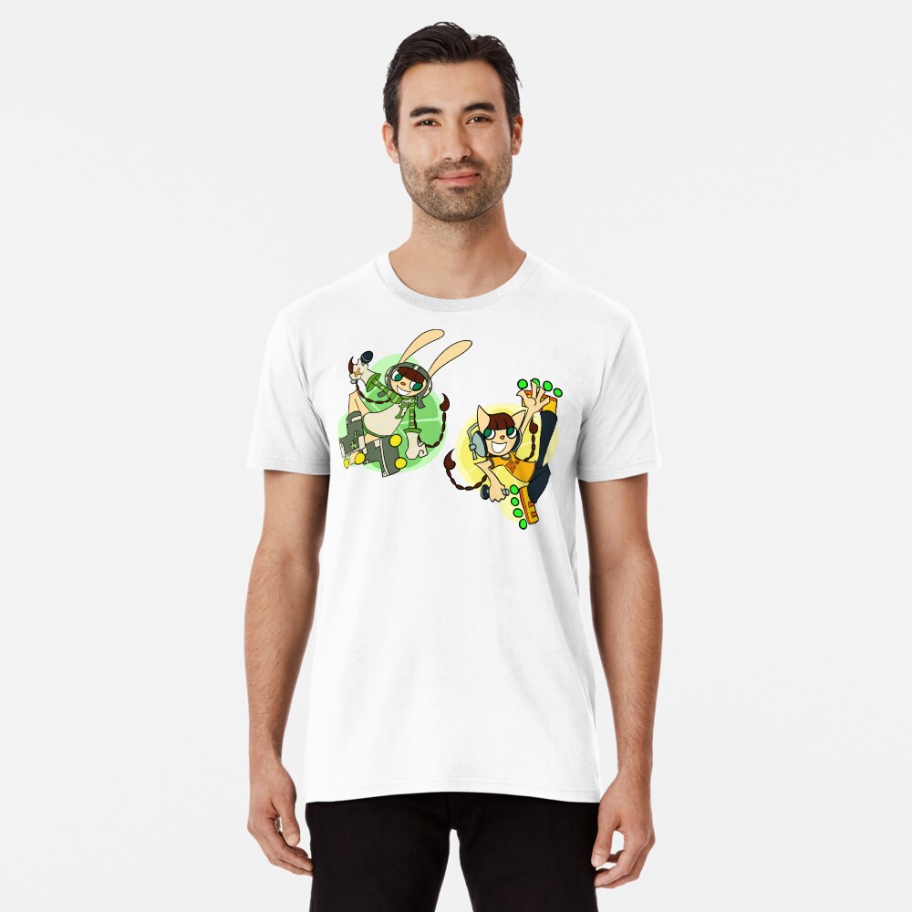"JET SET RADIO X POP'N MUSIC Nyami and Mimi together" Essential T-Shirt ...