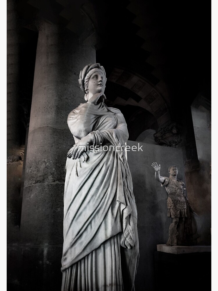 "Louvre Paris - Julia, daughter of Augustus Sculpture" Poster by ...