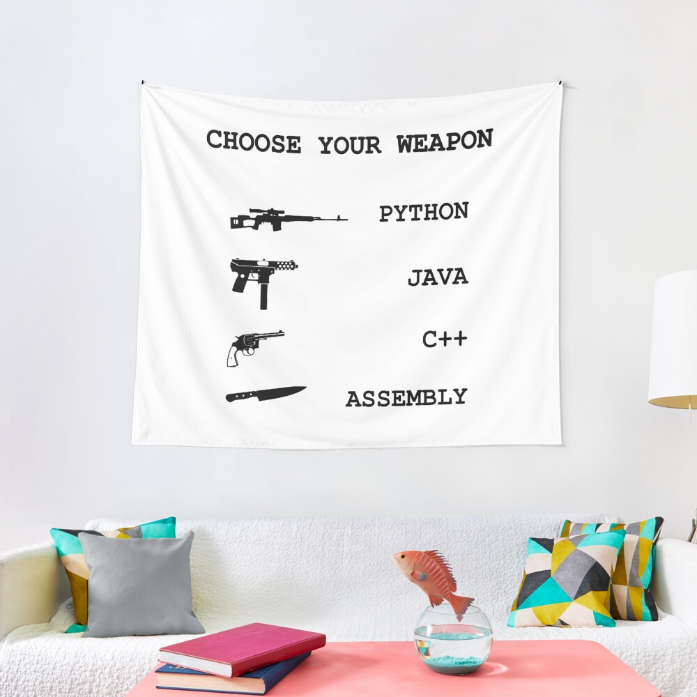 Python Vs Java Vs C Vs Assembly Programming Language Comparison Joke