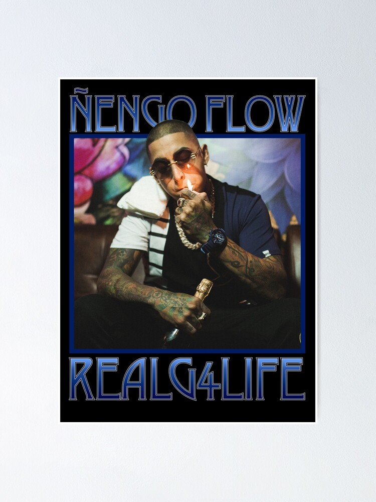 Póster «Ñengo Flow RG4L» de ecranirg4life | Redbubble
