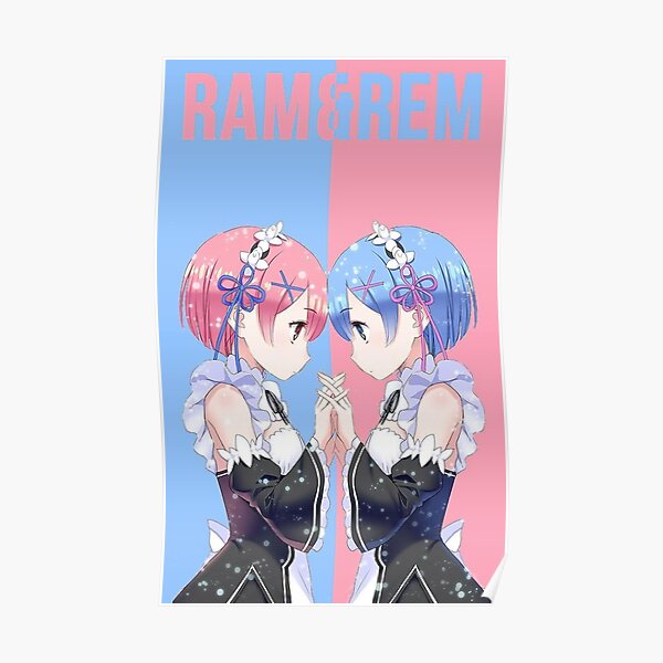 Re Zero Rem Posters | Redbubble