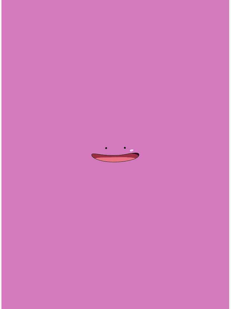 "Ditto Face" Poster for Sale by radical97 | Redbubble