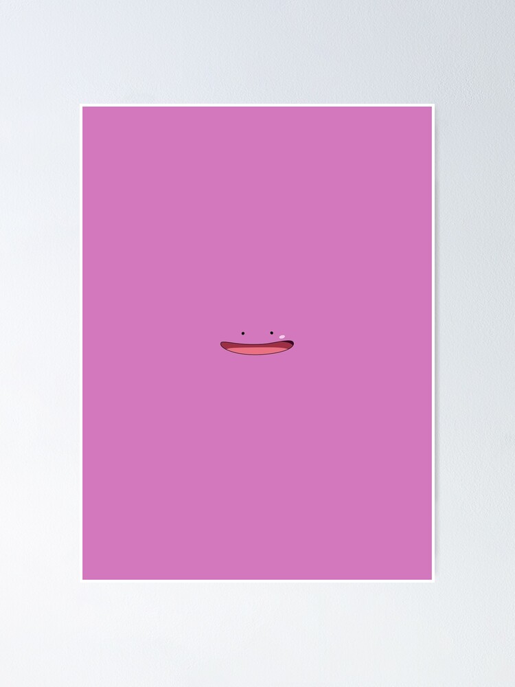 "Ditto Face" Poster for Sale by radical97 | Redbubble