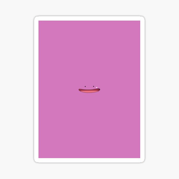 "Ditto Face" Sticker for Sale by radical97 | Redbubble