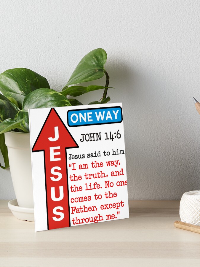 "Jesus - One Way" Art Board Print for Sale by Flabba | Redbubble
