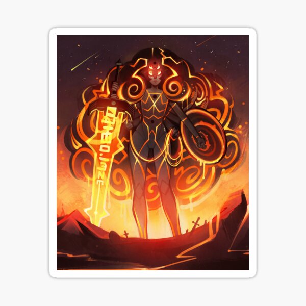 "Obsidian" Sticker for Sale by Elentori | Redbubble