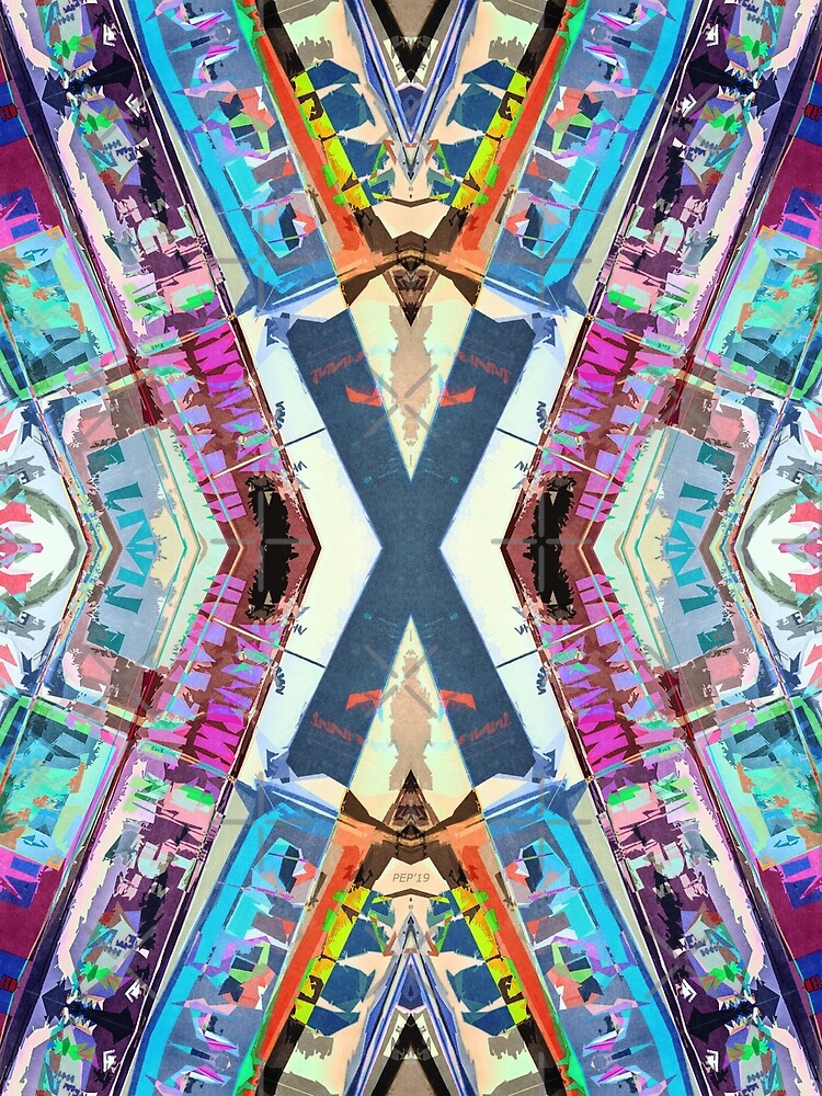 "Colorful X Graphic" Poster for Sale by perkinsdesigns | Redbubble