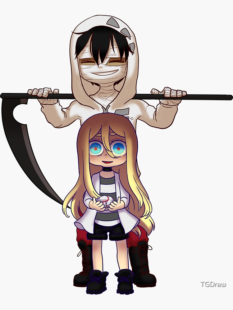 "Duality of Zack and Ray 2" Sticker for Sale by TGDraw | Redbubble