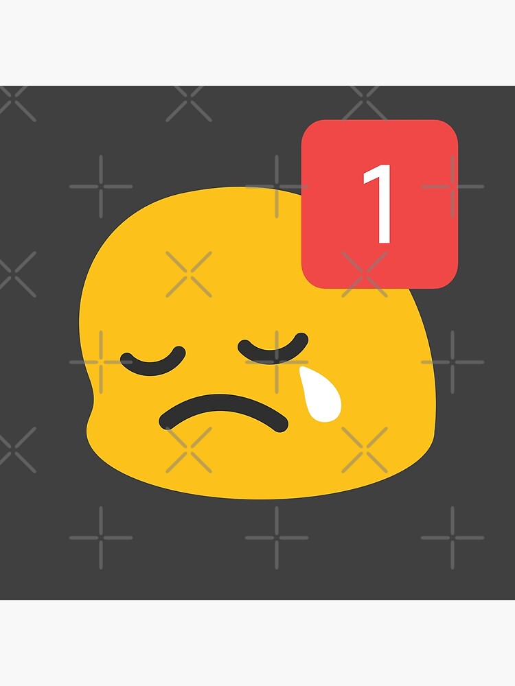 "Sad Emoji Ping Meme" Postcard for Sale by LevonSan | Redbubble