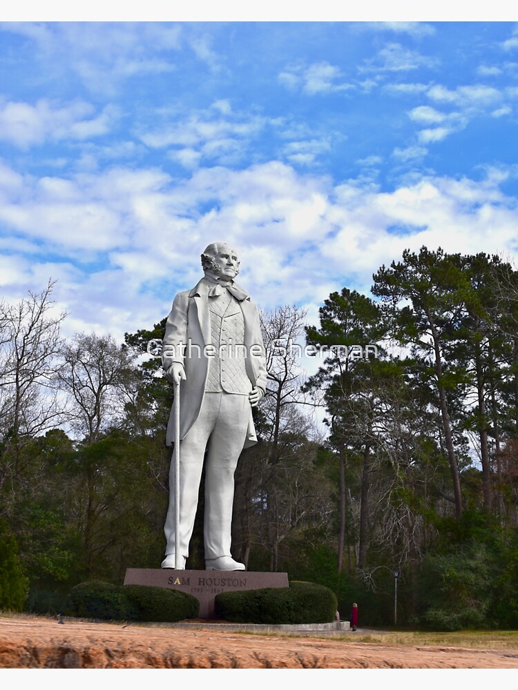 "Sam Houston Statue, Huntsville, Texas" Sticker by cathysherman | Redbubble
