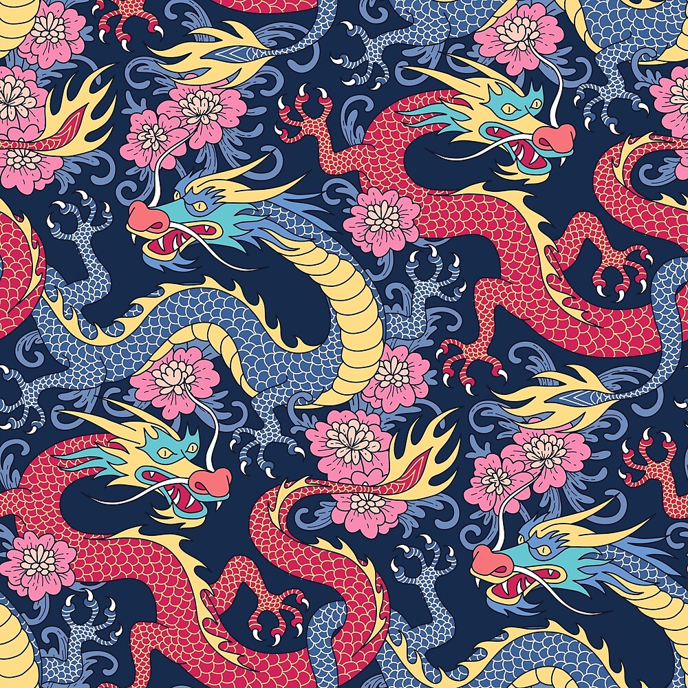 "East Dragons" by coolsketch | Redbubble