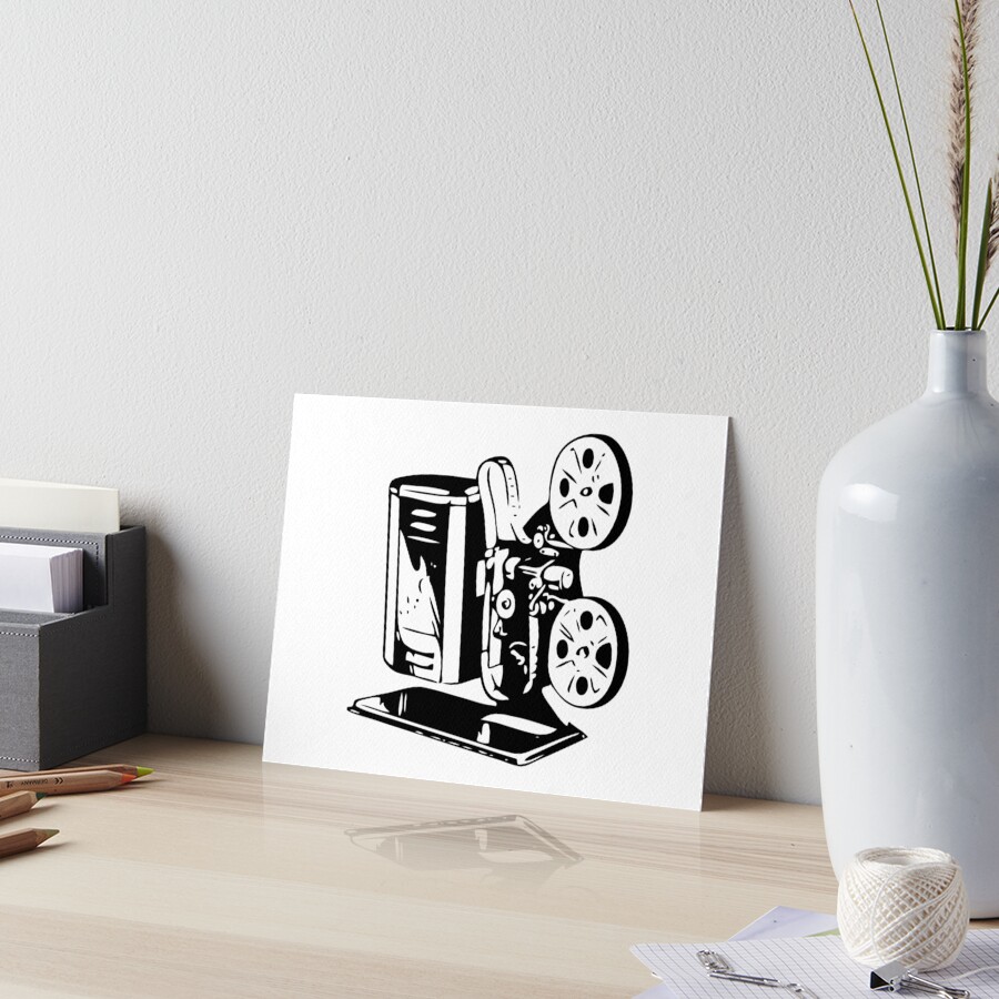 "8MM PROJECTOR Pop Art" Art Board Print for Sale by BruceALMIGHTY ...