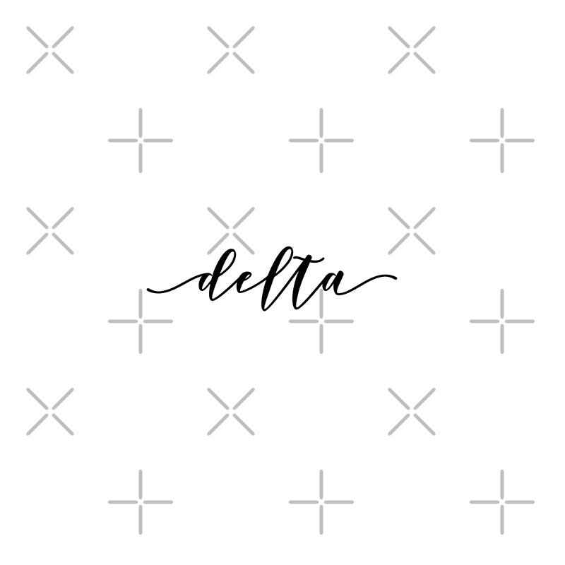 "delta script" by danielleblack04 | Redbubble