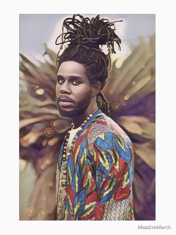 "Chronixx Portrait" T-shirt for Sale by MassiveMerch | Redbubble ...