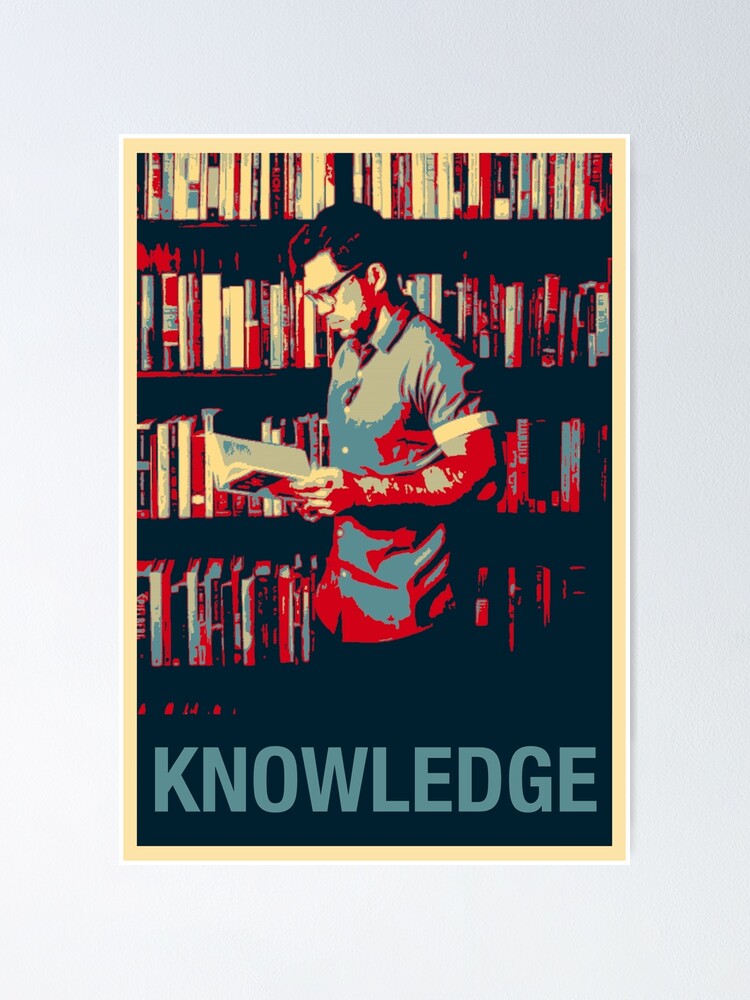 "Knowledge" Poster for Sale by saintiro | Redbubble