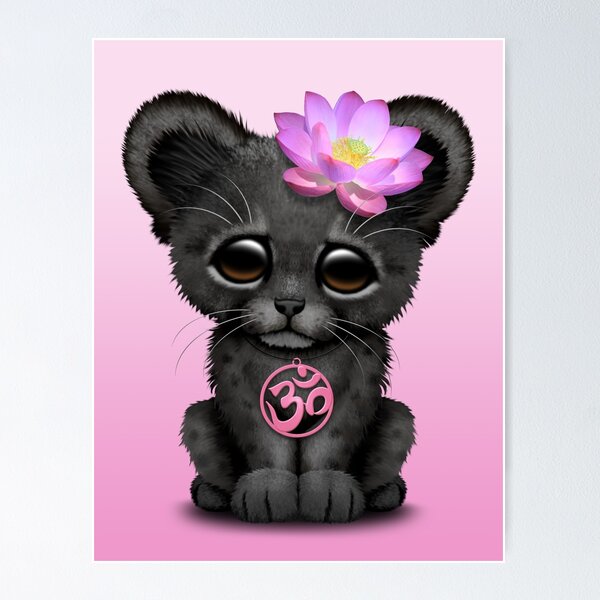 Linda Caricatura De Pantera Negra