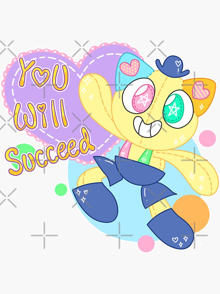 "Optimistic Cat" Sticker for Sale by the-jcrow | Redbubble