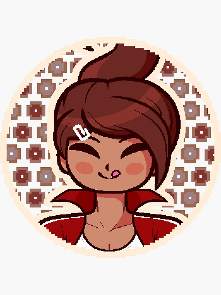 "Hina" Sticker for Sale by 8bitmonkey | Redbubble
