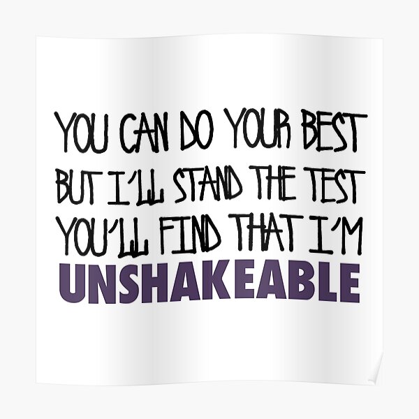 "SIX the Musical: Unshakeable" Poster by broadway-island | Redbubble