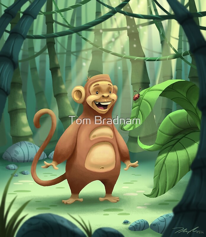 ""Mogie" The Monkey" by Tom Bradnam | Redbubble