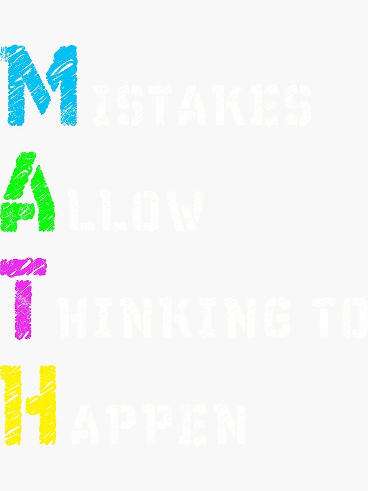 "Math Saying Teacher Student Nerd" Sticker for Sale by 4tomic | Redbubble