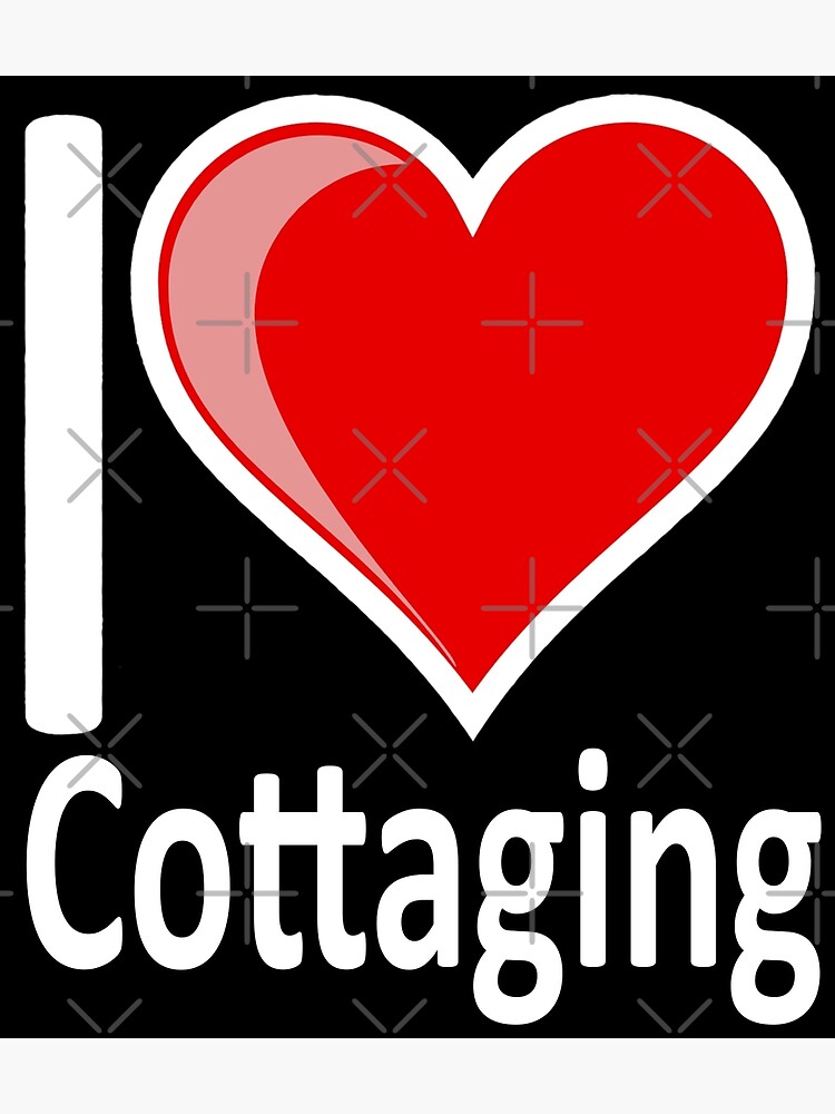 "Rude - I Love Cottaging Merchandise Secret Santa Valentines Gift" Art ...