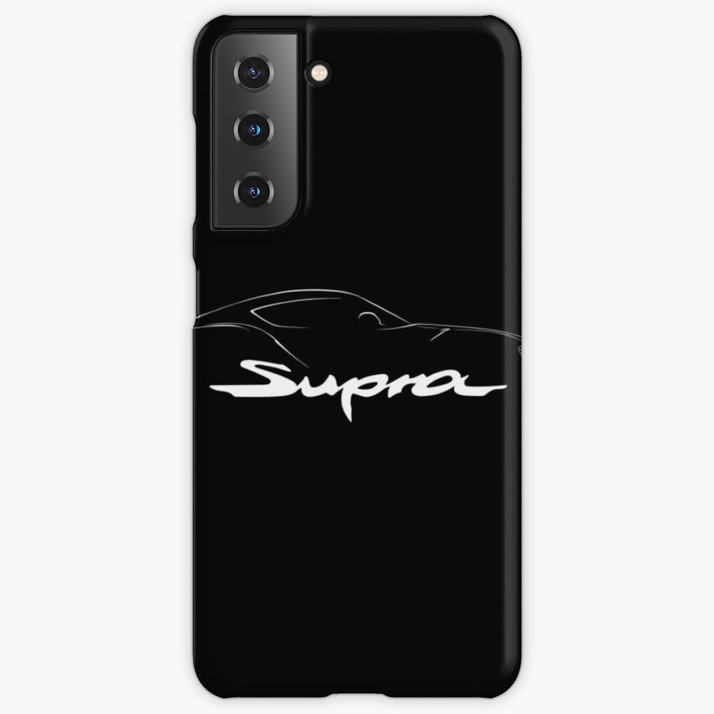 "Toyota GR Supra MK5 Silhouette White" Samsung Galaxy Phone Case for ...