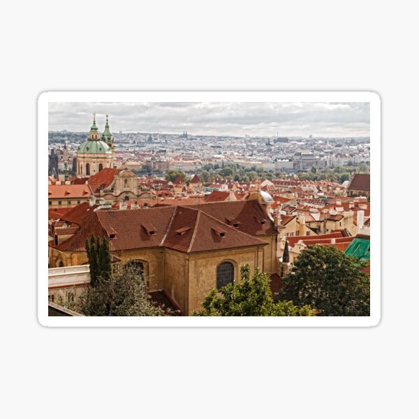 "An Overview Of Prague - 7 © " Sticker for Sale by PrinceJohn | Redbubble