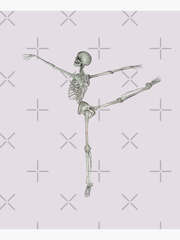 "Ballerina Skeleton: Ballet Lover Gift" Poster for Sale by Ossuarium ...