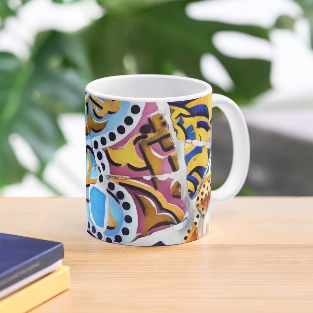 "Gaudi Barselona mosaic" Mug by Shevi | Redbubble