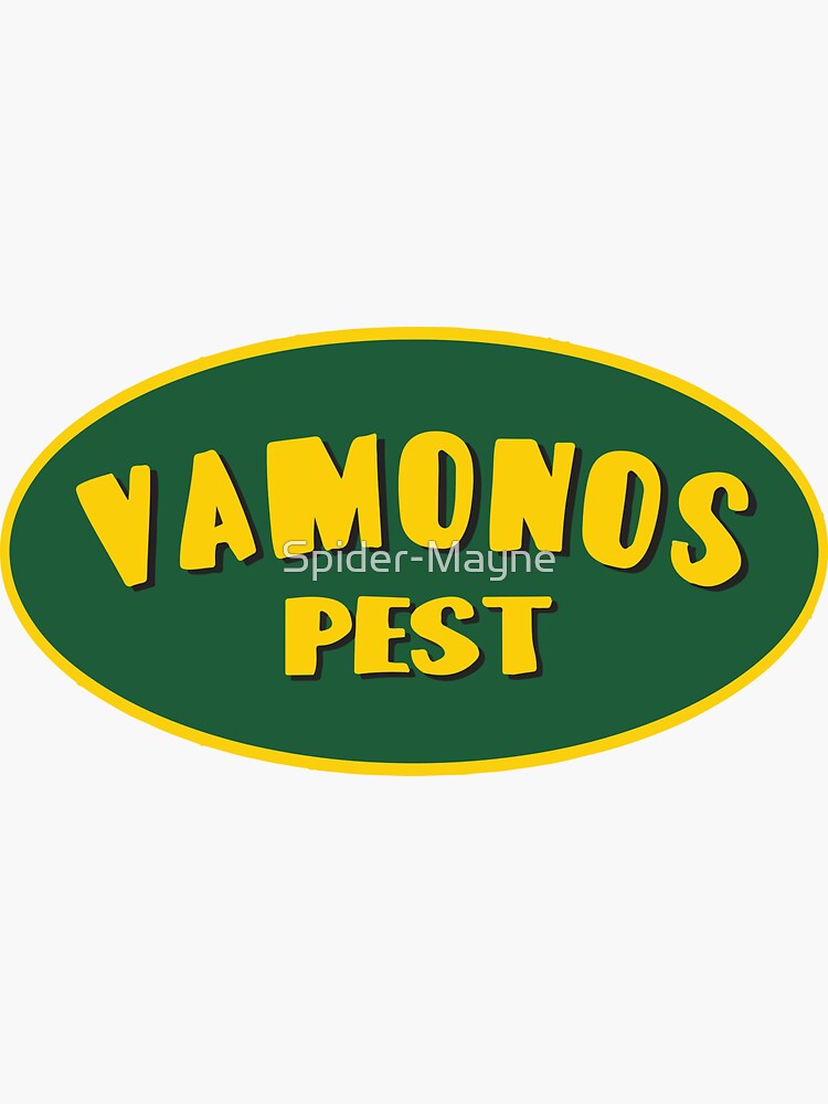 Pegatina «Rompiendo Mal Vamanos Pest Logo» de Spider-Mayne | Redbubble