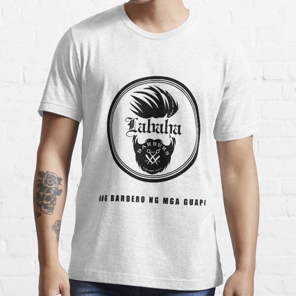 "Labaha Barbers" T-shirt for Sale by chrisbolante | Redbubble | barbers ...