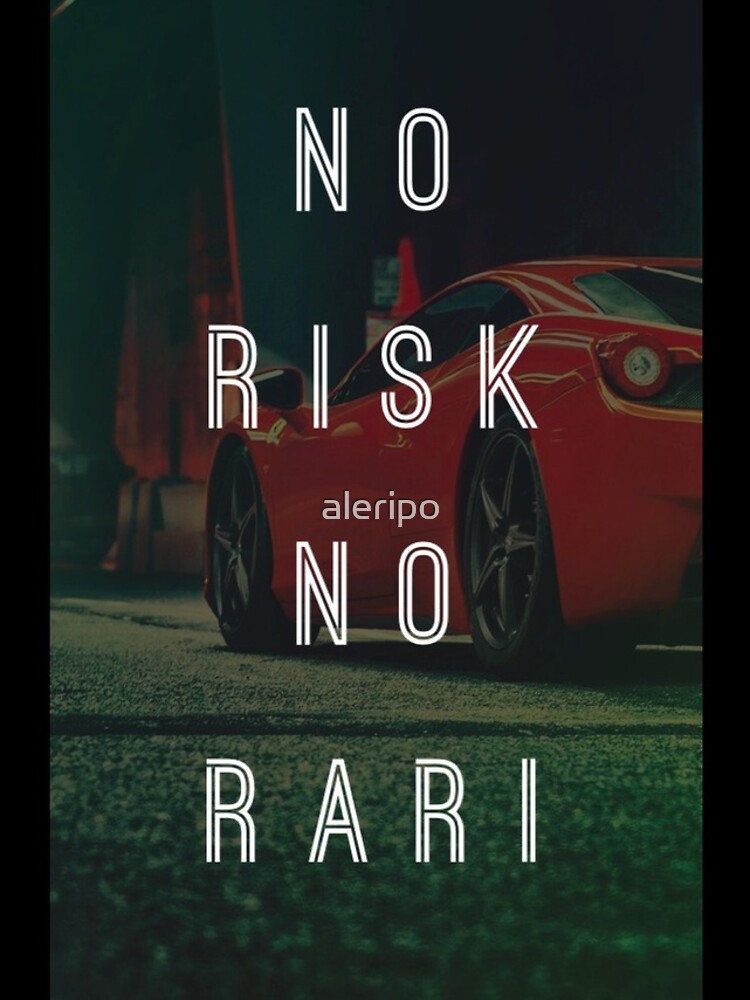 "No risk no rari" iPhone Case for Sale by aleripo | Redbubble
