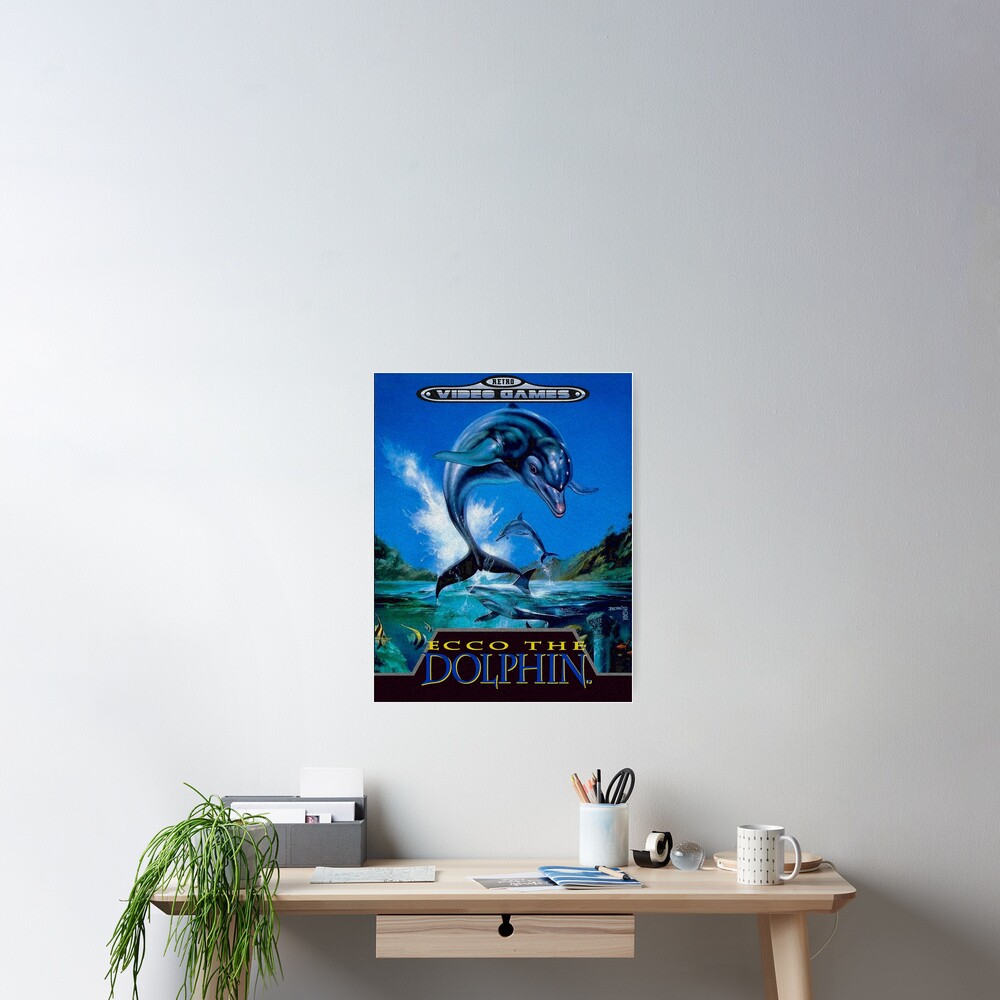"Ecco the Dolphin - Retro Video Games" Poster by fkndka | Redbubble