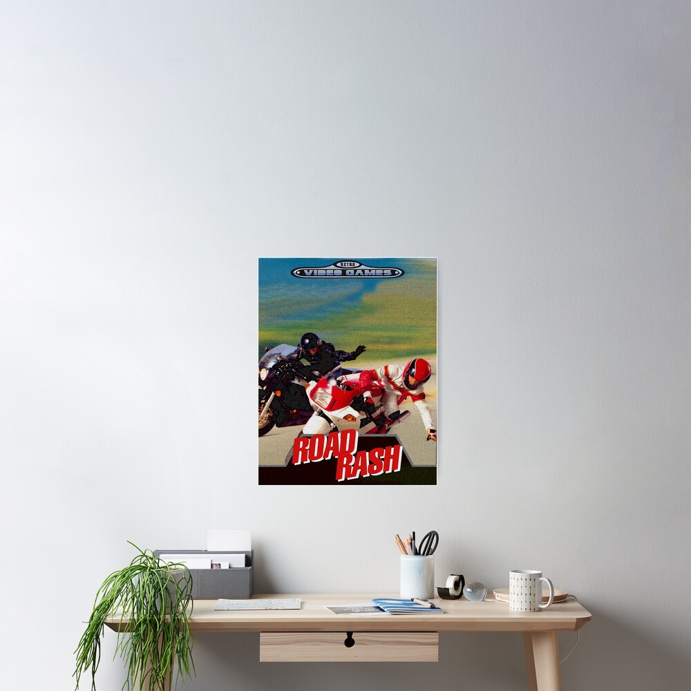 "Road Rash - Retro Video Games" Poster by fkndka | Redbubble