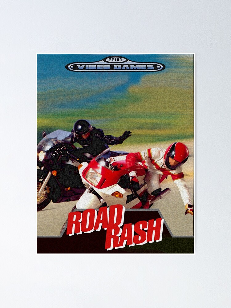 "Road Rash - Retro Video Games" Poster by fkndka | Redbubble