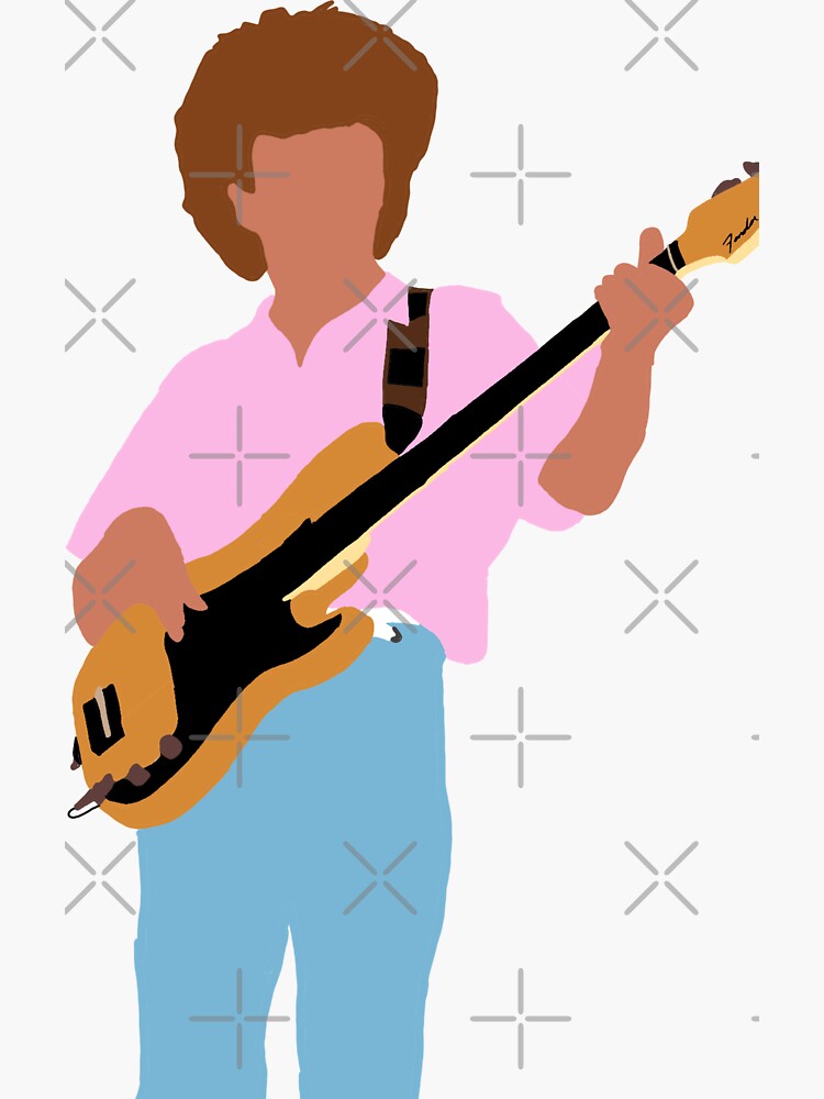 "Deacy Live Aid" Sticker for Sale by maddiecrytzer | Redbubble