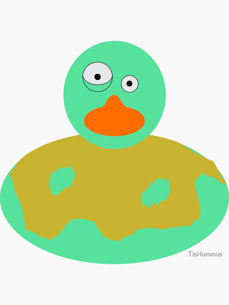 "Quack the Ripper" Sticker for Sale by TisHummus | Redbubble