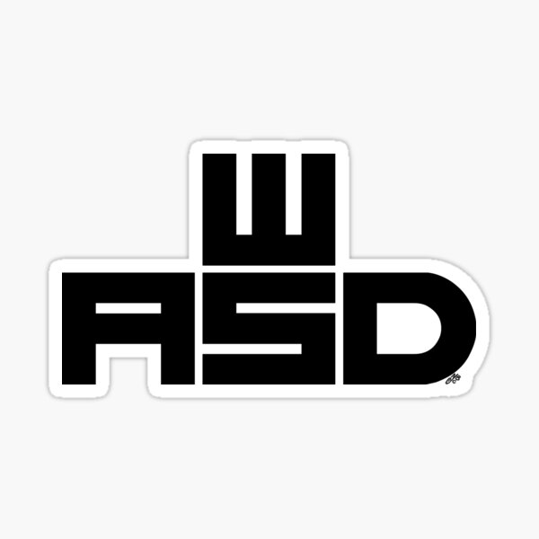 Wasd Keyboard Stickers | Redbubble