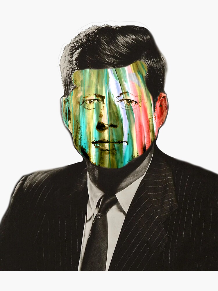 "JFK" Sticker by ARTito | Redbubble