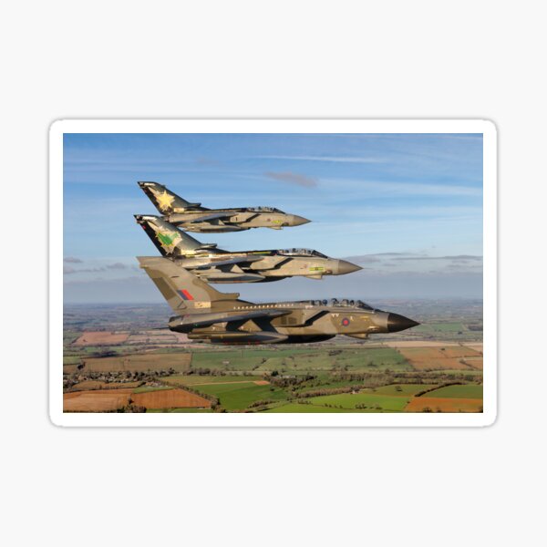 "Tornado farewell flight" Sticker by AviationPrints | Redbubble
