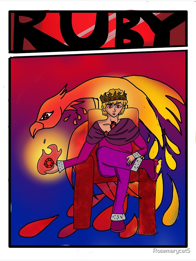 "Ruby" Poster for Sale by Rosemarycat5 | Redbubble